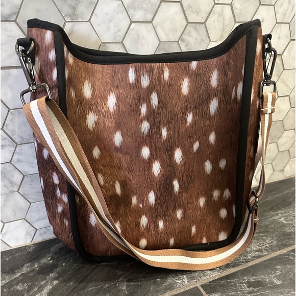 Babs + Birdie | Bags | Nwt Babs Birdie Neoprene Adjustable Crossbody ...